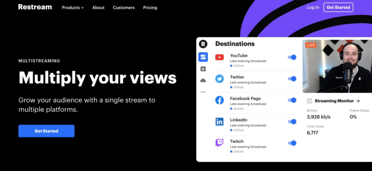 Restream Review (2025) - 功能、定价、用例等