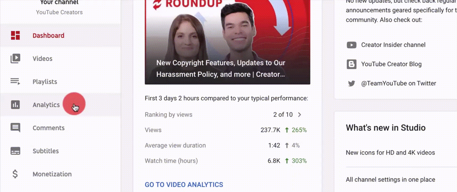 YouTube Studio Guide: For Beginners (2025) - Squeeze Growth