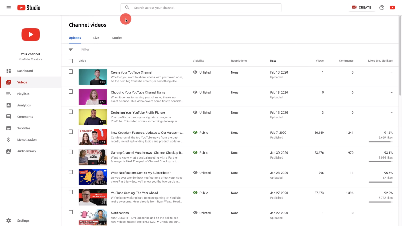 Guía de YouTube Studio: Para principiantes (2025) - Squeeze Growth