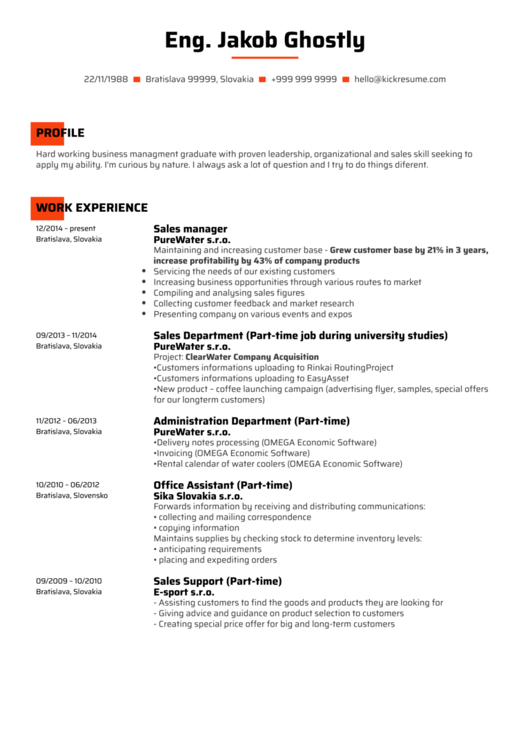 25 Beste CV-voorbeelde om uit inspirasie te put in 2025