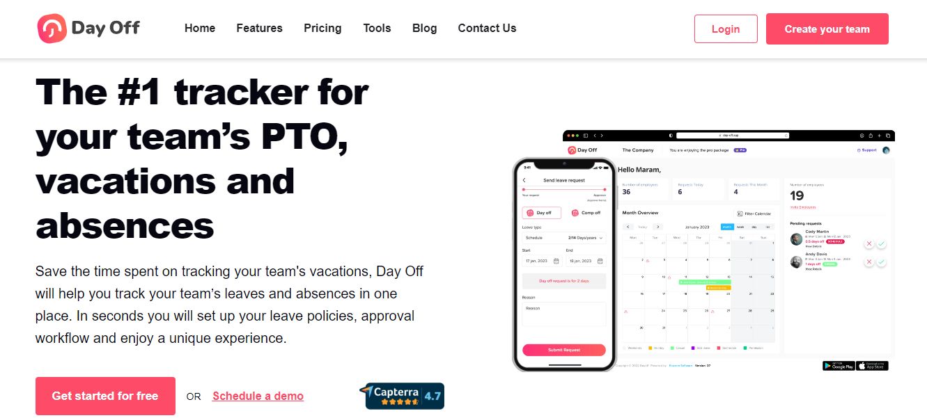 أفضل 15 برنامج ومنصات لإدارة الإجازات/الغياب (2025)